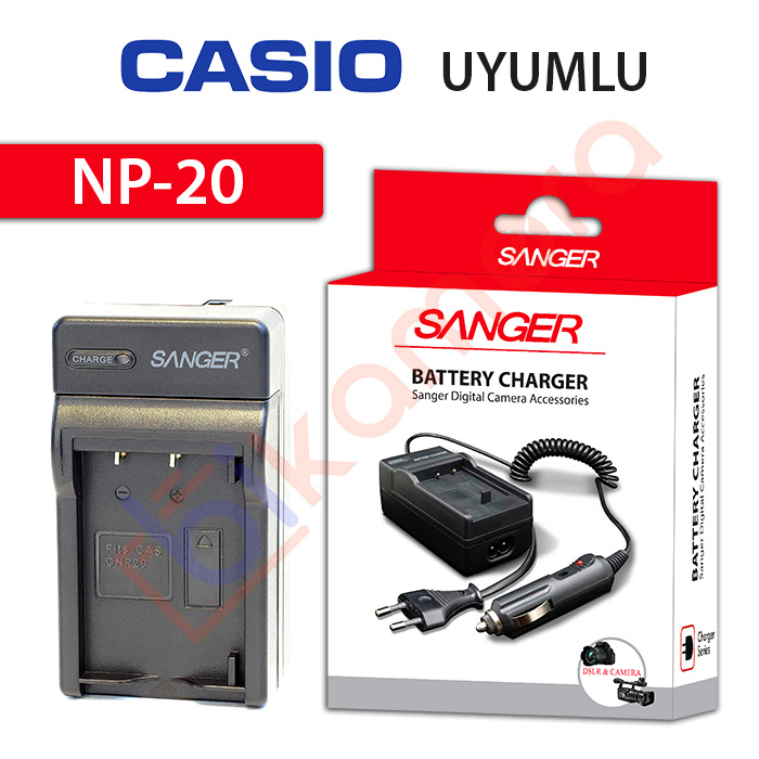 Sanger NP-20 Casio Şarj Aleti Şarz Cihazı - Sanger Türkiye